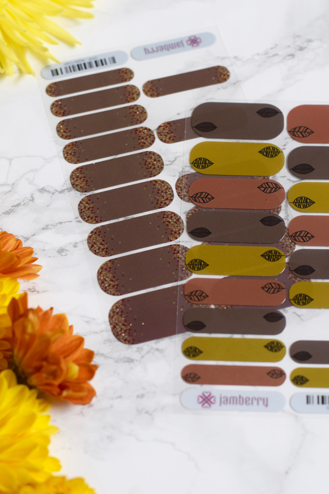 Fall Nail Design | Jamberry - A Day In The Lalz