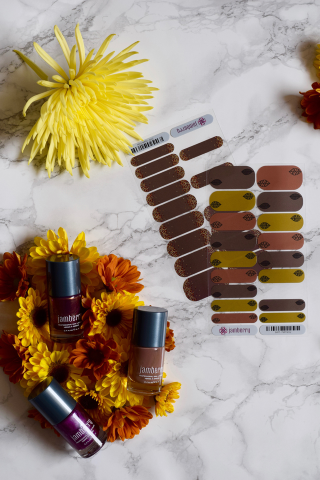Fall Nail Design | Jamberry - A Day In The Lalz