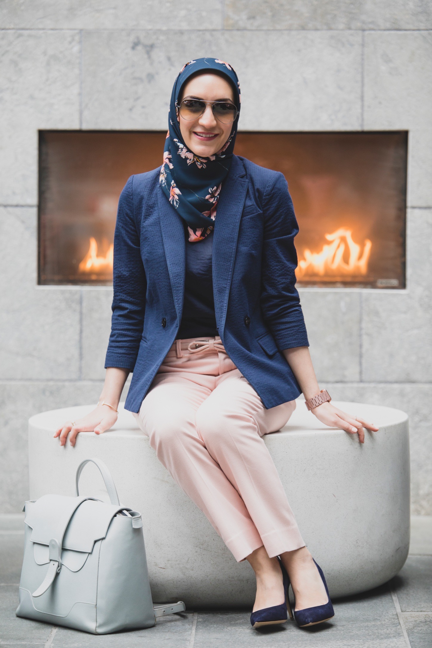 How To Style Pink Pants For The Office - A Day In The Lalz